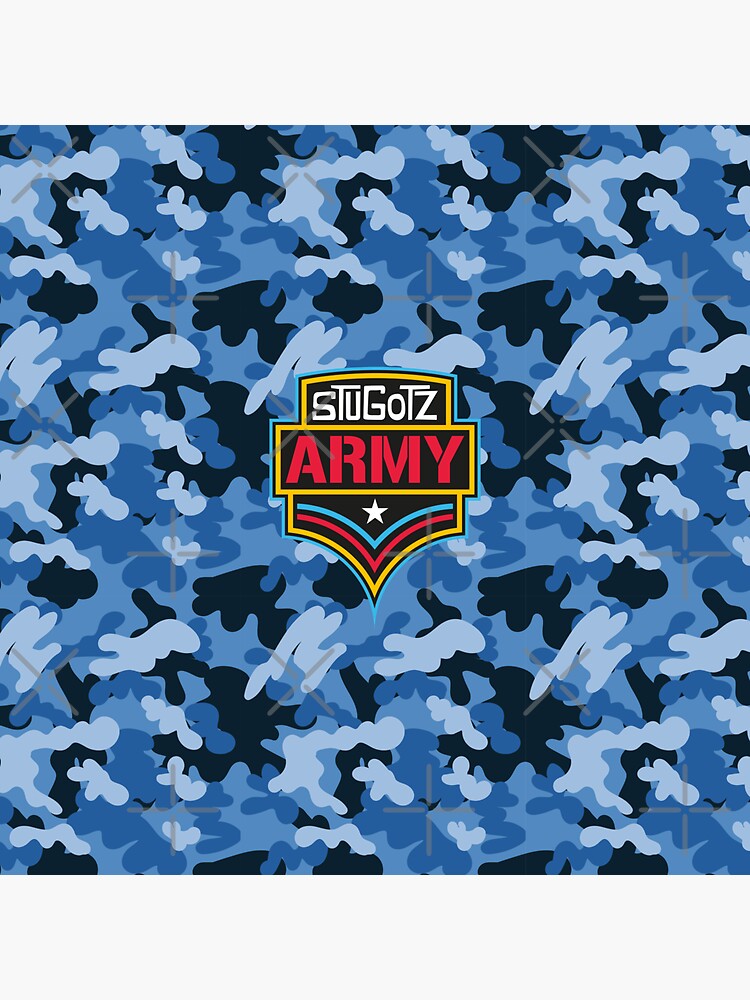 "Stugotz Army Camouflage" Sticker by chunked | Redbubble