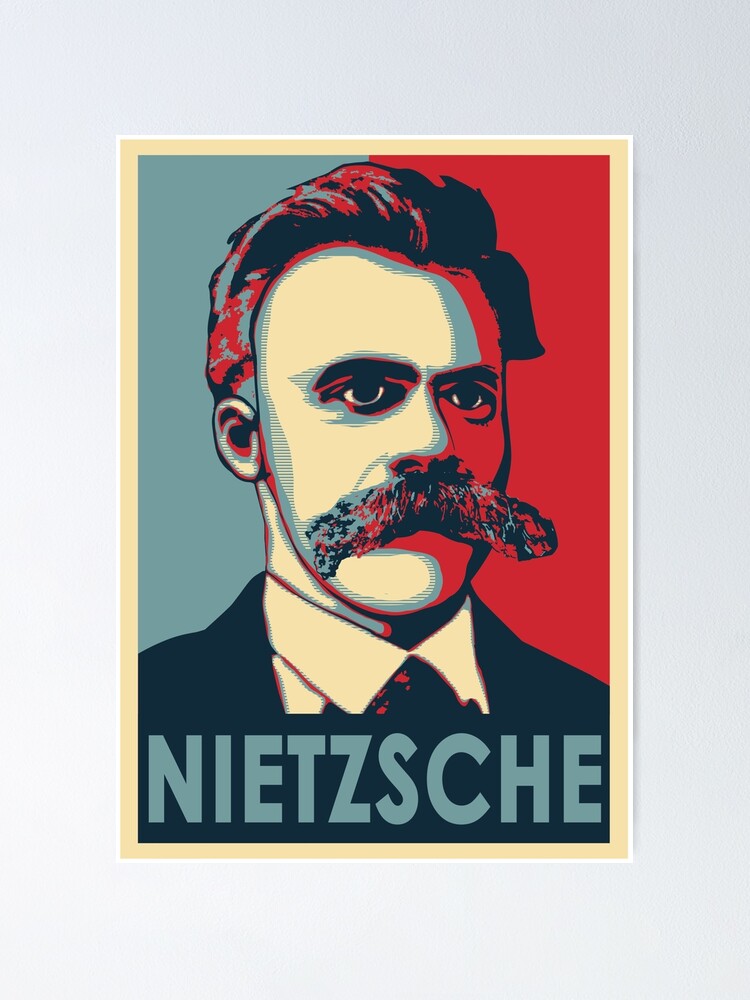 "Nietzsche" Poster for Sale by lowpressures | Redbubble