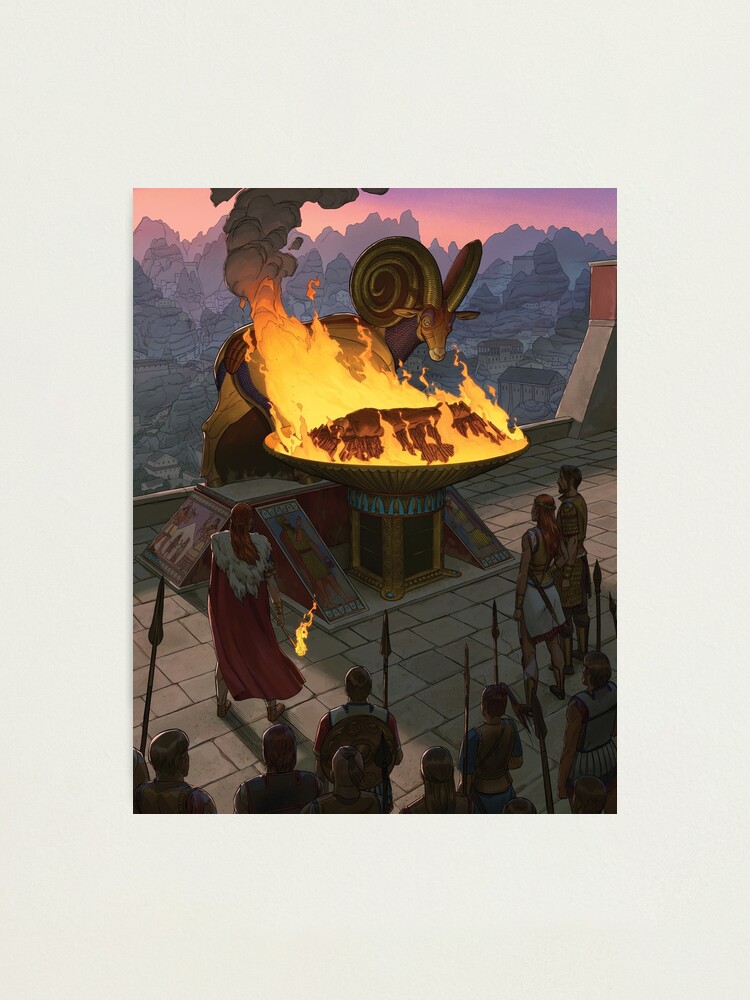 "The Funeral Pyre of Kallyr Starbrow by Andrey Fetisov" Photographic ...