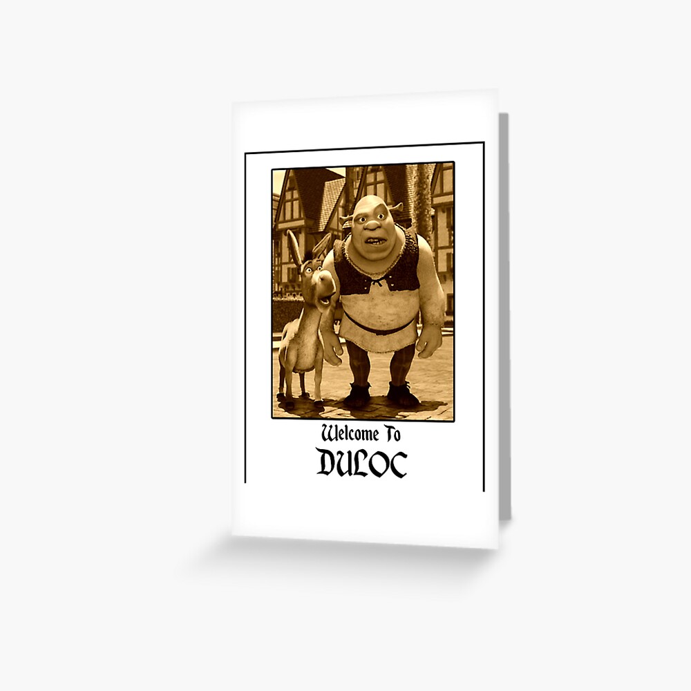 "welcome to duloc" Greeting Card by richterr | Redbubble