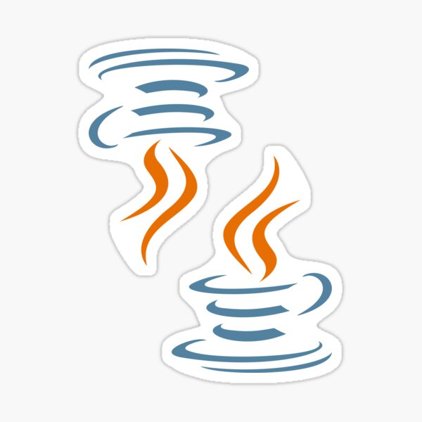 "Java­" Sticker by petaar | Redbubble