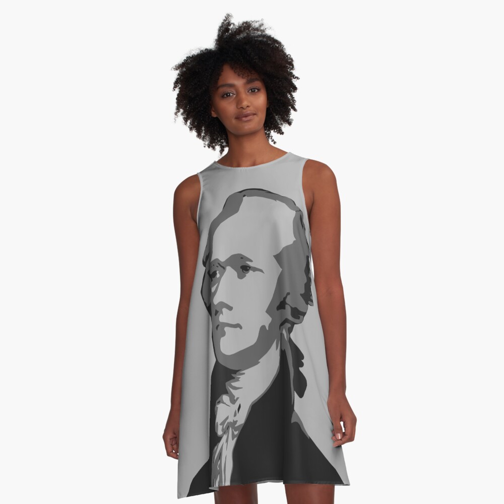 "Alexander Hamilton Graphic" A-Line Dress for Sale by warishellstore ...