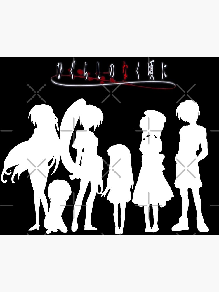 "Higurashi no Naku Koro ni (White Edition)" Poster for Sale by ...