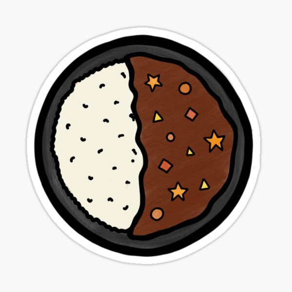"Japanese Curry" Sticker for Sale by sidoniadoodles | Redbubble