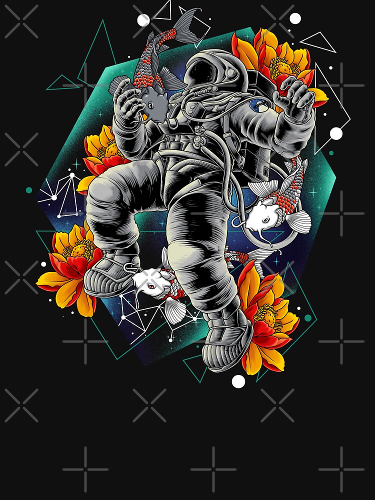 "Lucky Spaceman" T-shirt for Sale by angoes25 | Redbubble | spaceman t ...