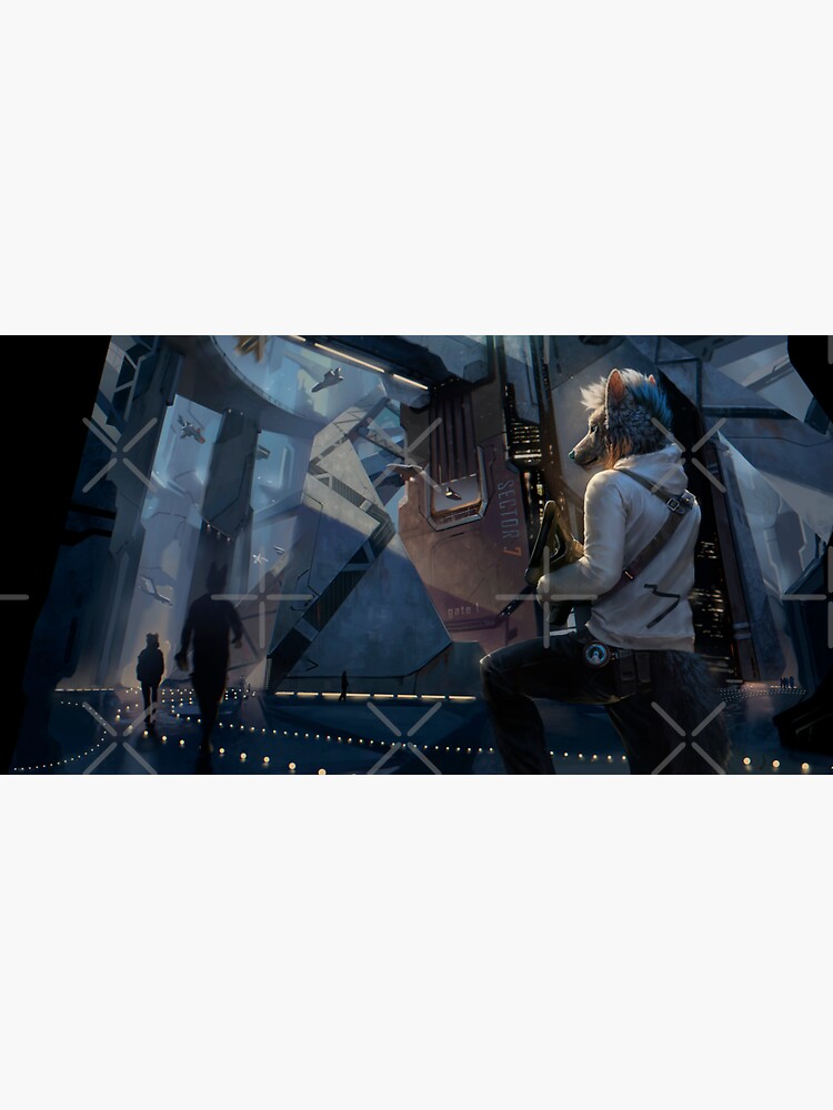 "Vigilant" Sticker for Sale by goodwolf | Redbubble