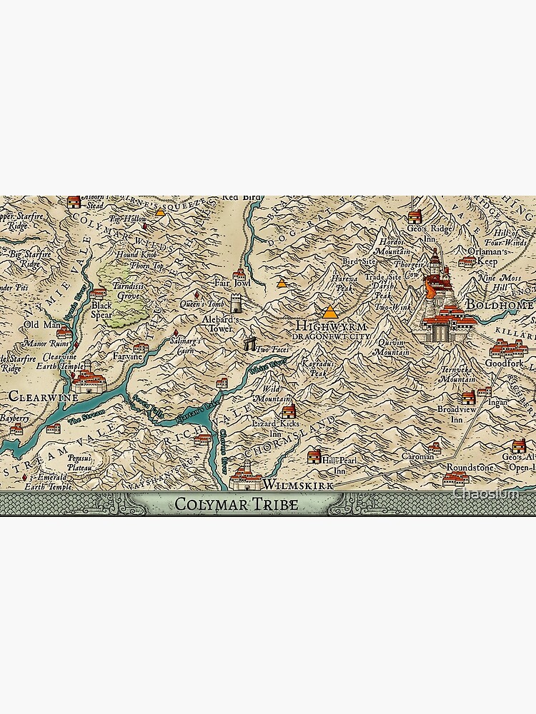 "Lands of the Colymar Tribe and Surrounding Regions by Josephe Vandel ...