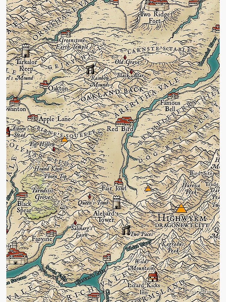 "Lands of the Colymar Tribe and Surrounding Regions by Josephe Vandel ...