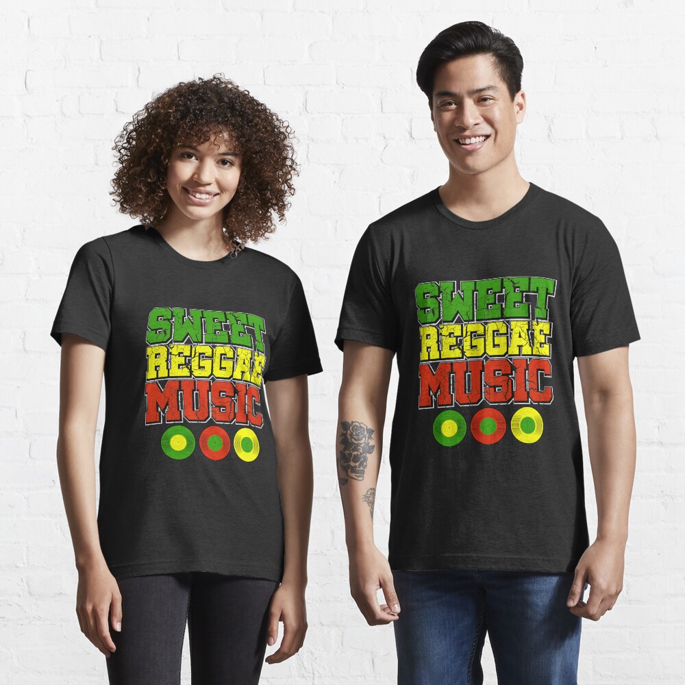 "Reggae Music Rasta Colors Vinyl" T-shirt for Sale by dconciente ...