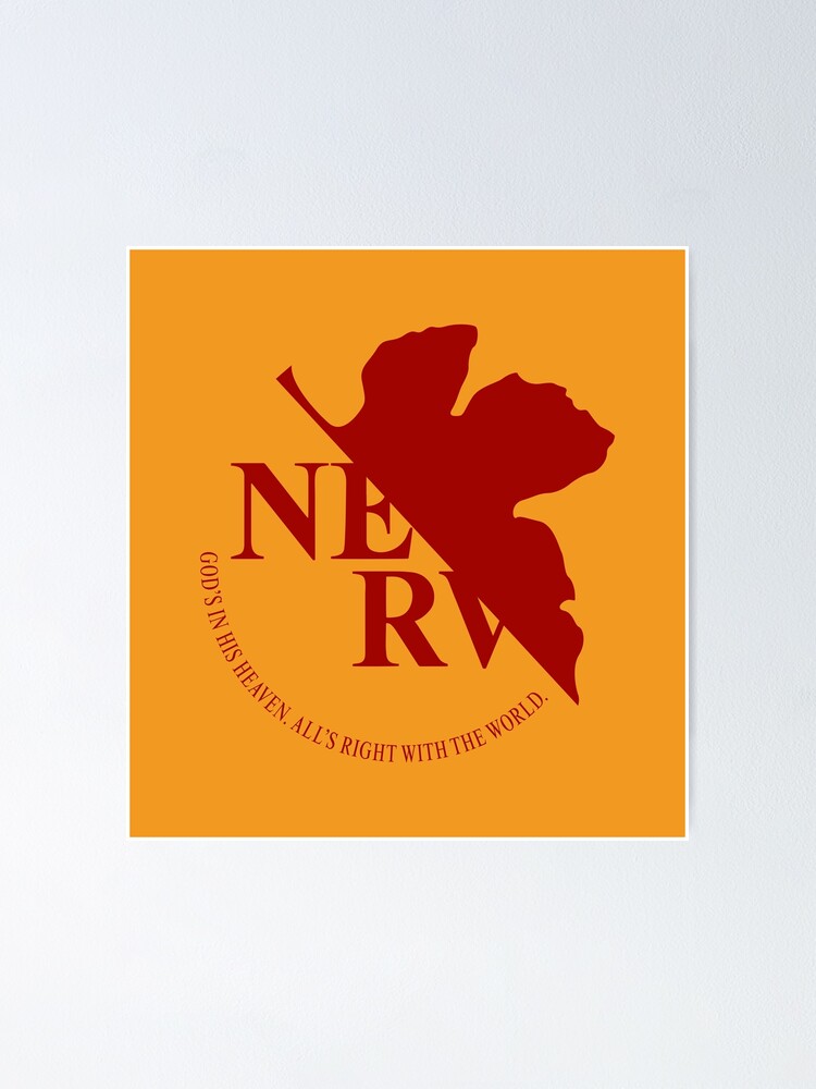 "DEADicated Design - Neon Genesis Evangelion - Nerv Logo" Poster by ...