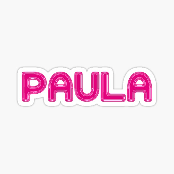 "Paula" Sticker by Shalomjoy | Redbubble