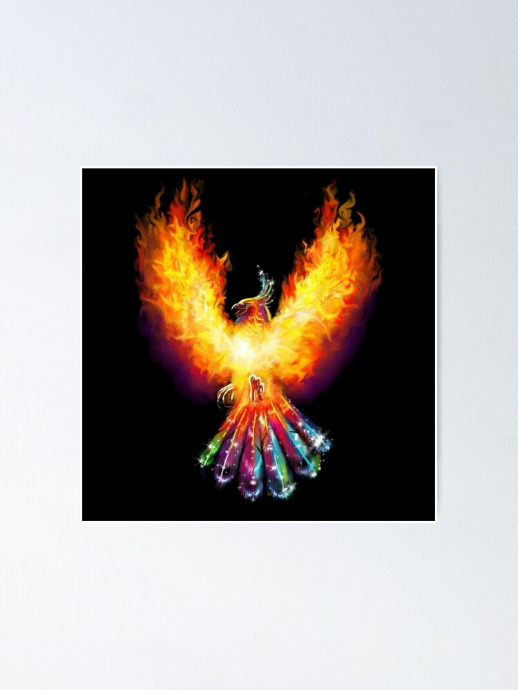 "Fire Phoenix" Poster by SMarques | Redbubble