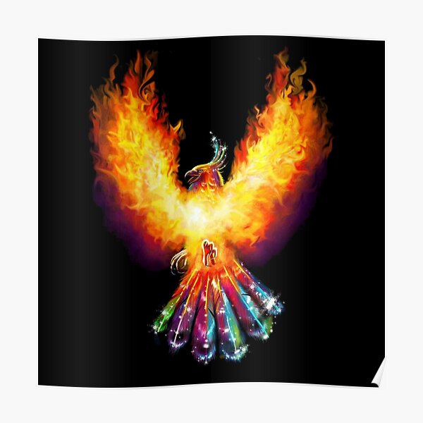 "Fire Phoenix" Poster by SMarques | Redbubble