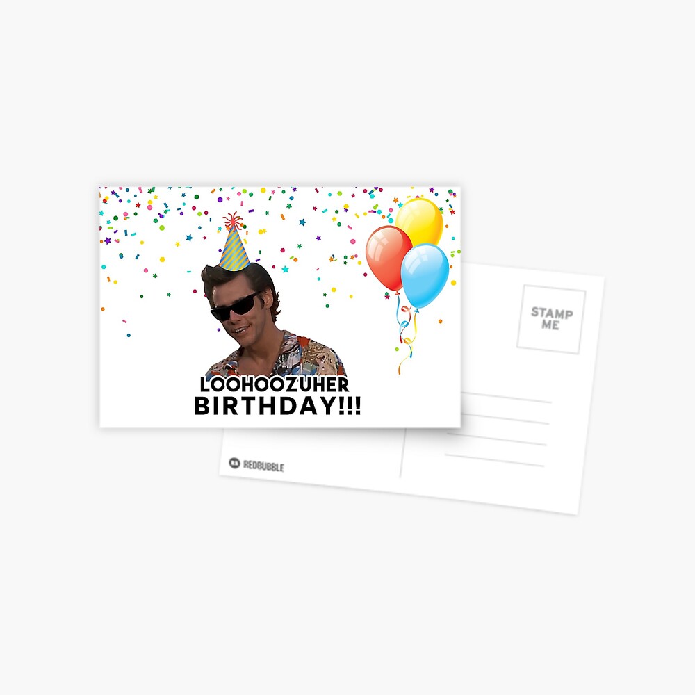 "Jim Carrey birthday card, Jim Carry birthday card, meme greeting cards ...