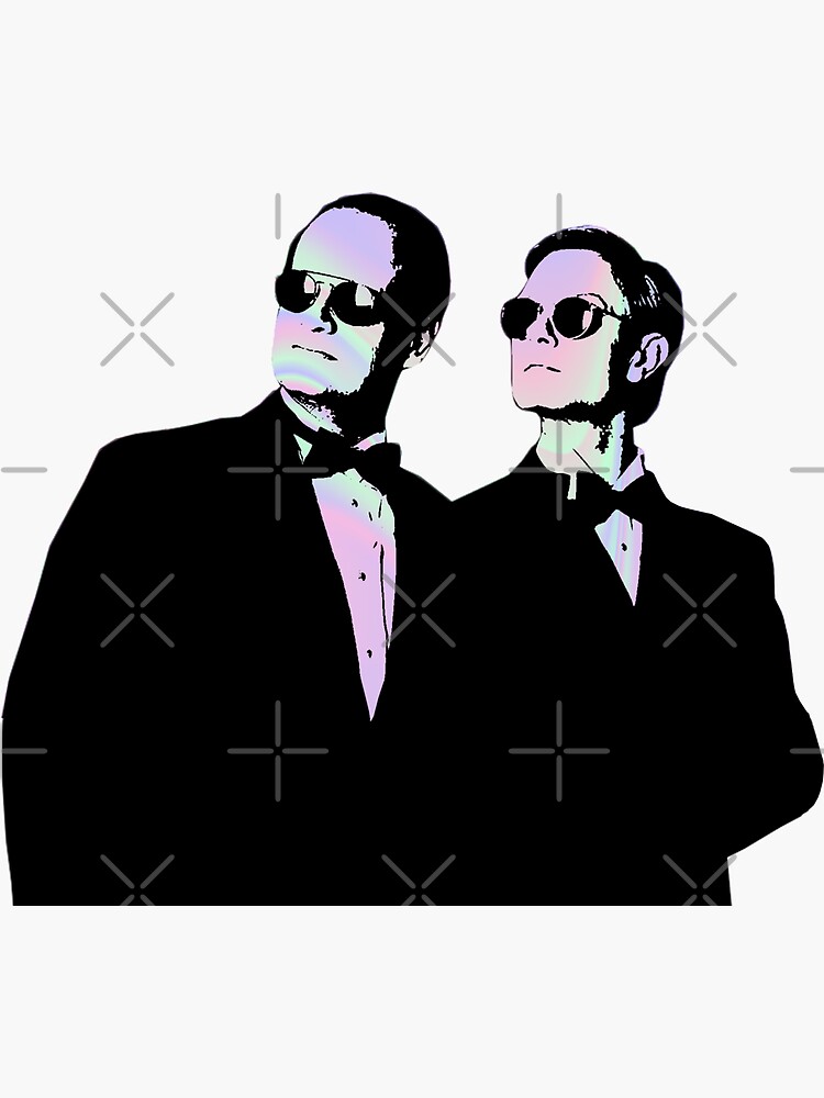 "frasier & amp; niles - holographic" Sticker by aluap106 | Redbubble