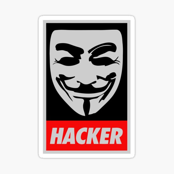 "Hacker" Sticker by lowpressures | Redbubble