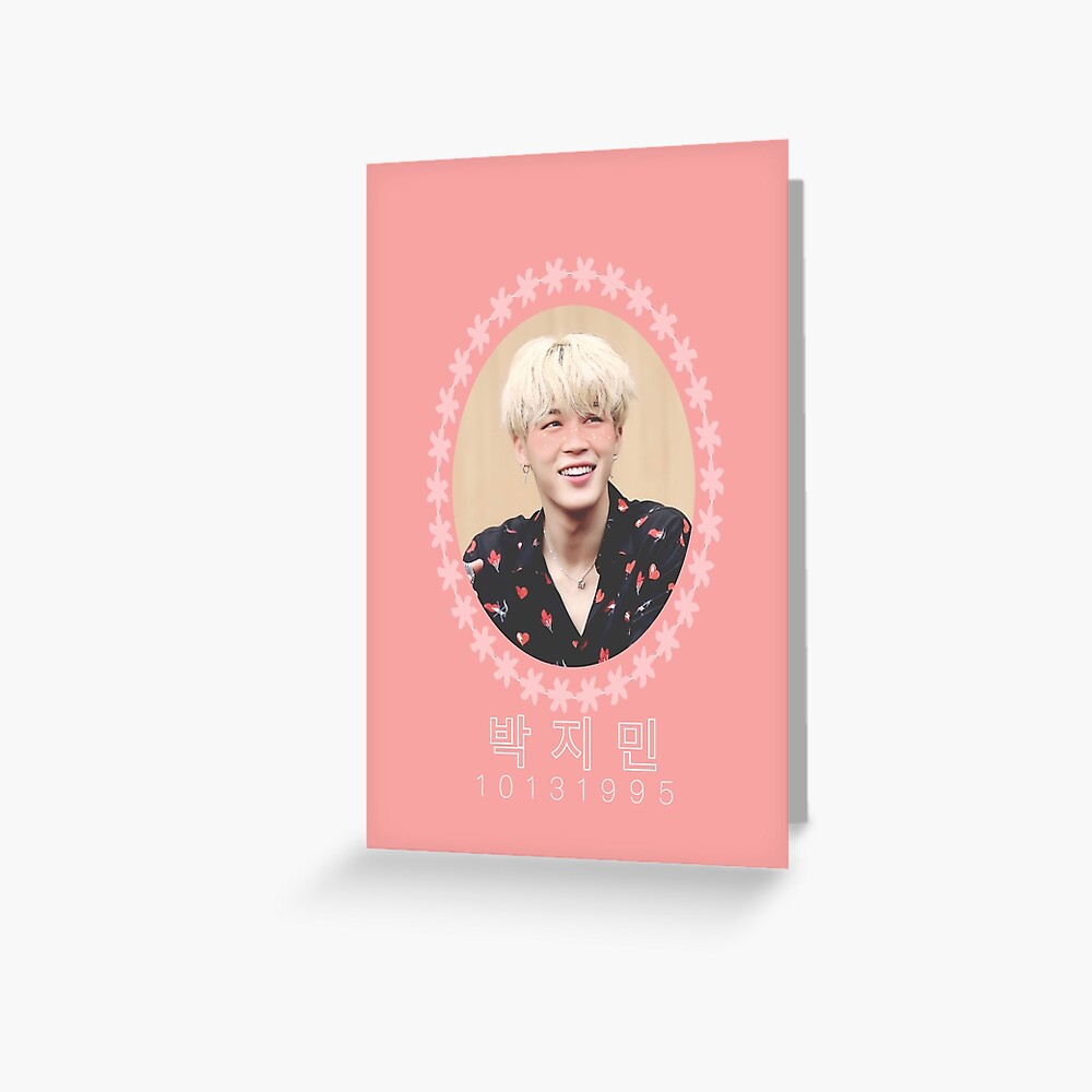 "HAPPY BIRTHDAY JIMIN" Greeting Card for Sale by attackonotaku | Redbubble