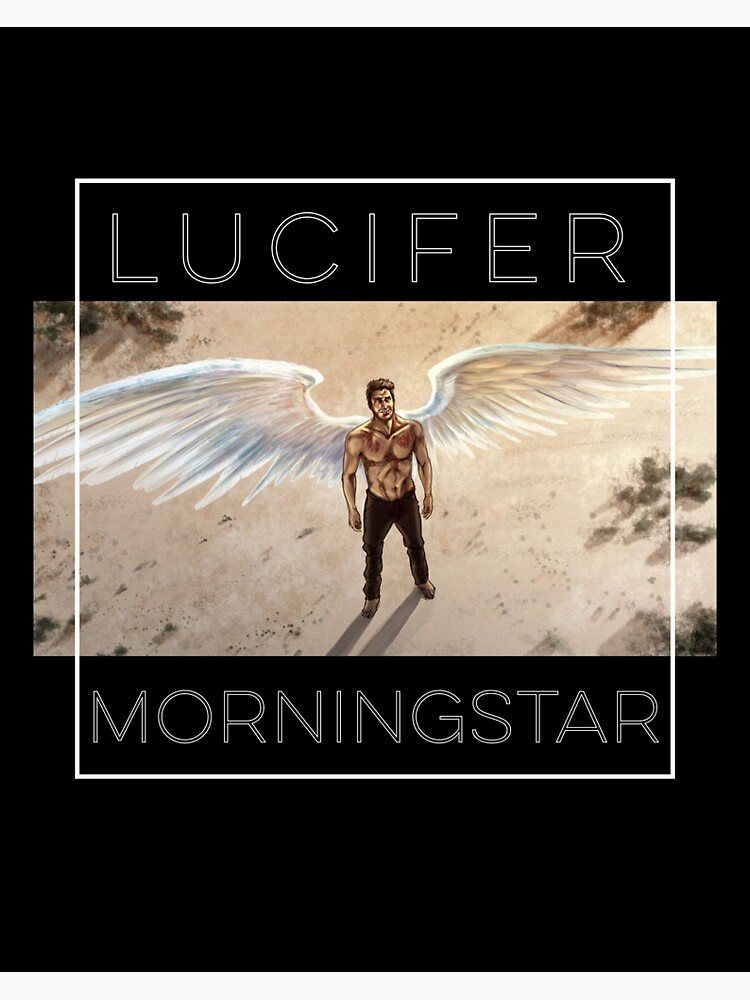 "Lucifer Morningstar " Sticker for Sale by brulinay | Redbubble