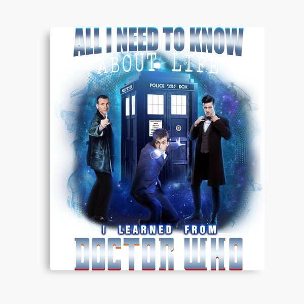 Doctor Who Canvas Prints | Redbubble