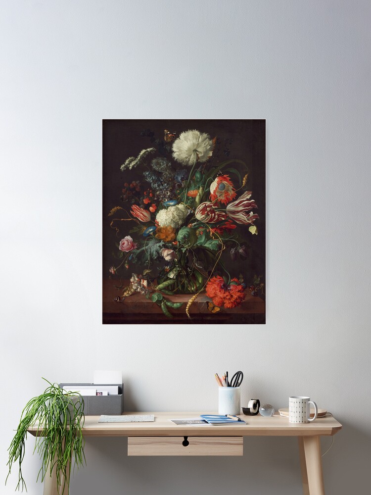 "Jan Davidsz. de Heem: Vase of Flowers, 1660" Poster for Sale by The ...