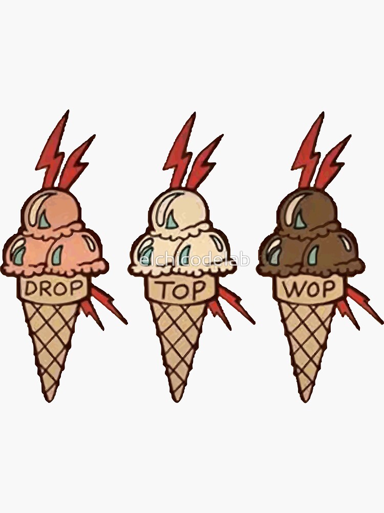 "Brrr Brr ice cream" Sticker for Sale by elchicodelab | Redbubble