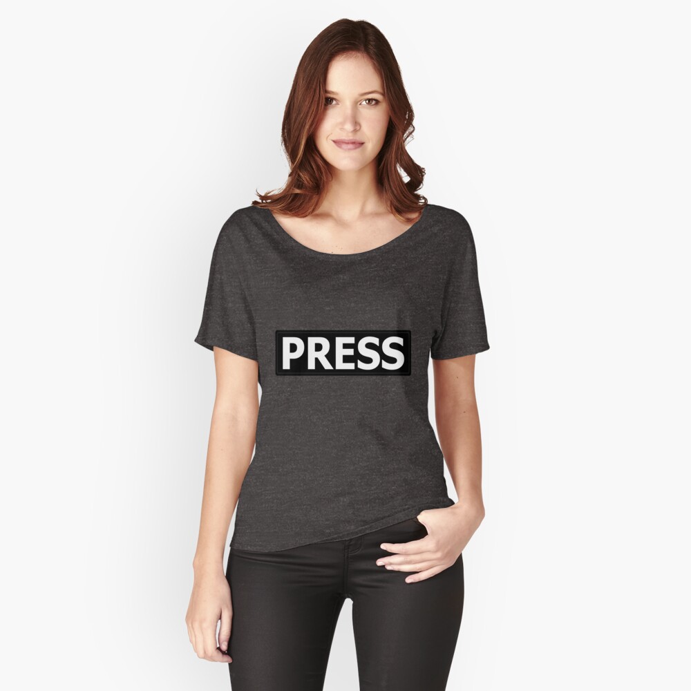 "Press Badge" Sticker for Sale by McShortRound | Redbubble