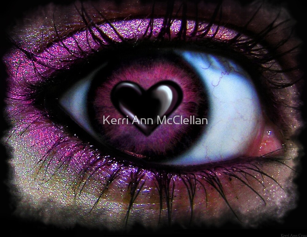 "Eye Heart U" by Kerri Ann McClellan | Redbubble