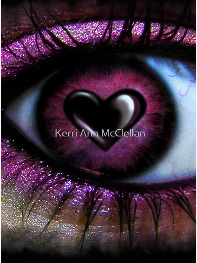 "Eye Heart U" Sticker by indigocrow | Redbubble