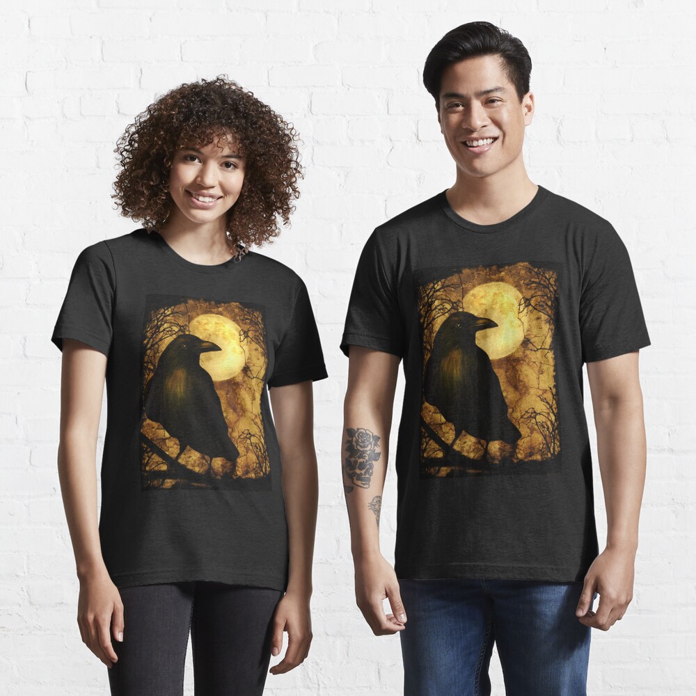 "The Raven" T-shirt for Sale by indigocrow | Redbubble | dark t-shirts ...