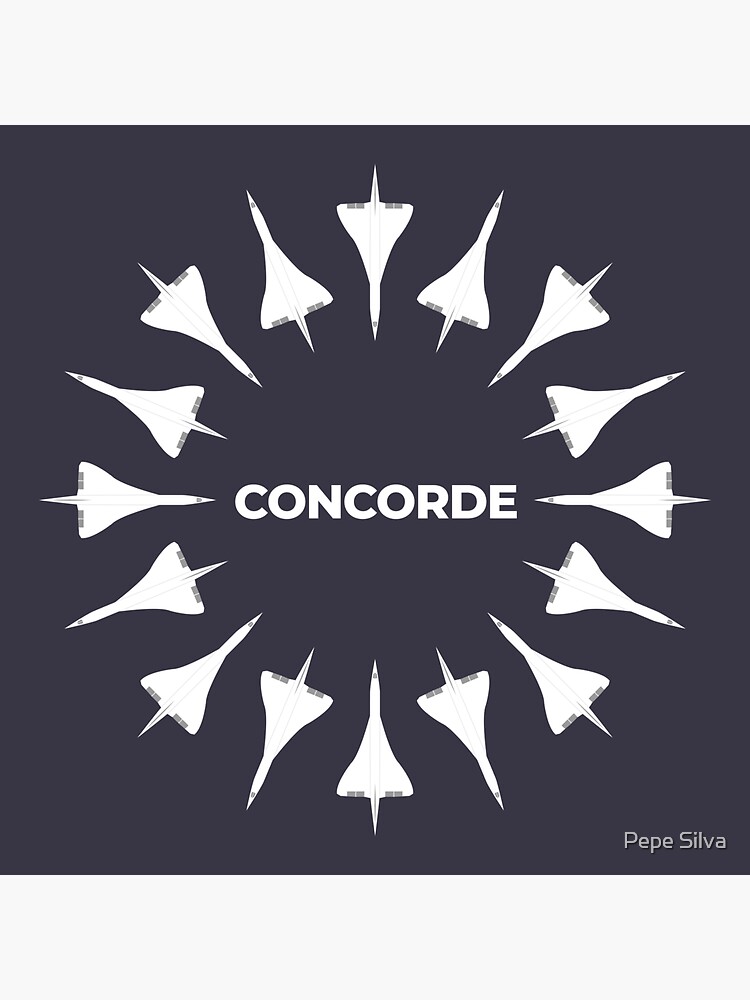 "Concorde All Around" Sticker for Sale by Pepe Silva | Redbubble