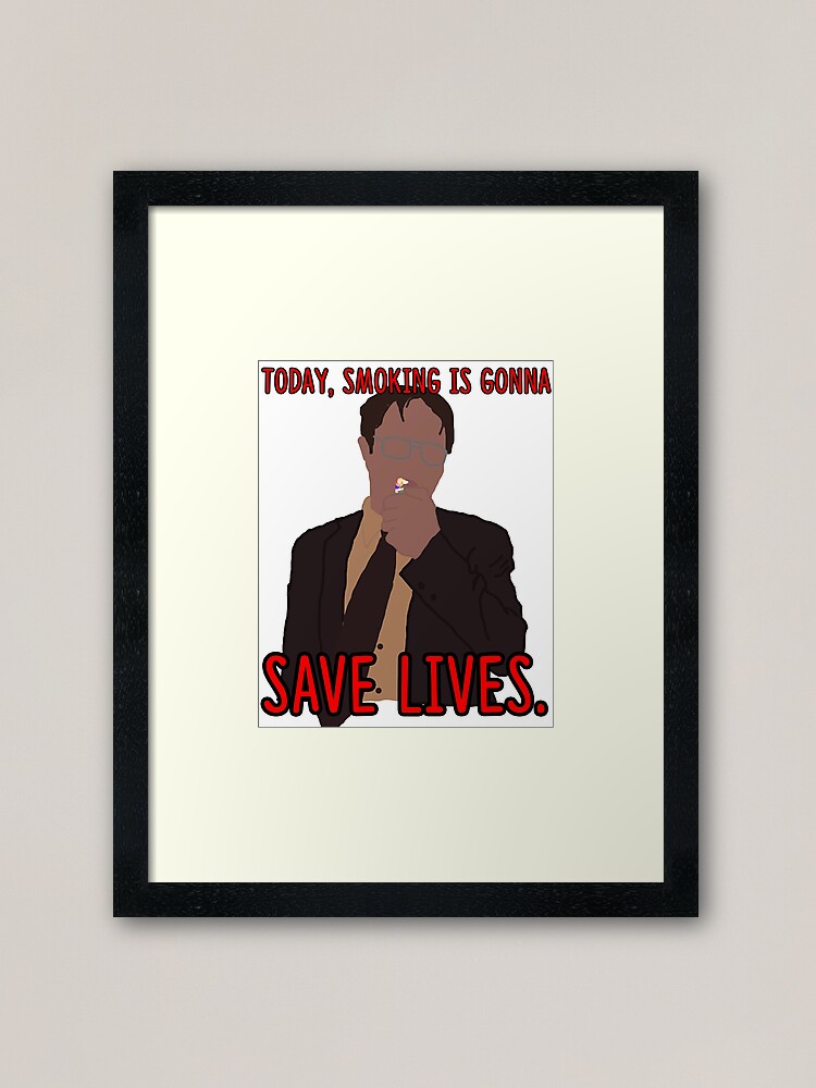 "Fire Drill Dwight" Framed Art Print for Sale by steponme246 | Redbubble