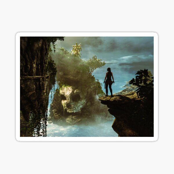 "Tomb Raider" Sticker for Sale by FrancisBlue | Redbubble