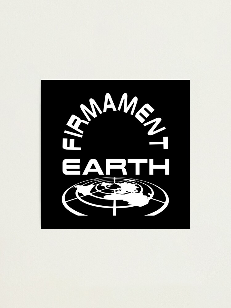 Impression photo « Funny Flat Earth - Firmament - Humour de l'espace ...