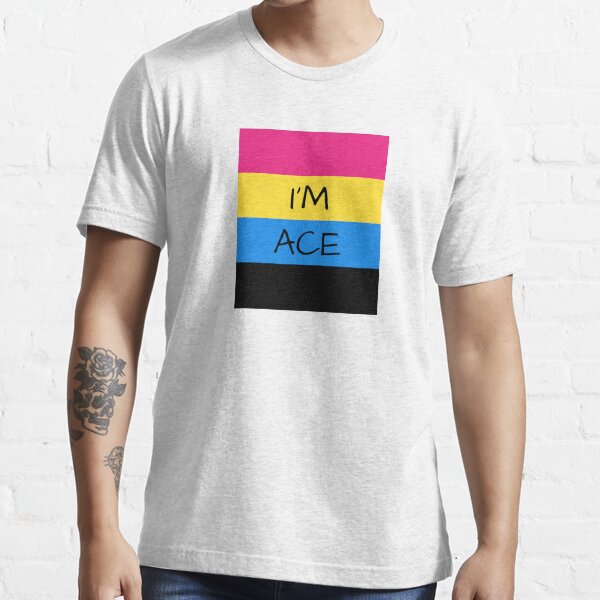 "DEMI PANROMANTIC ASEXUAL FLAG I'M ACE ASEXUAL T-SHIRT" T-shirt by ...