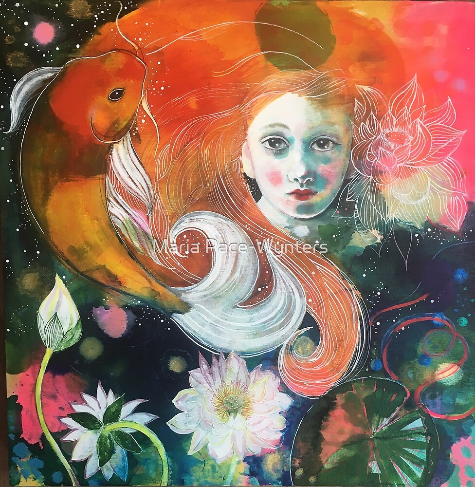 "River Siren" by Maria Pace-Wynters | Redbubble
