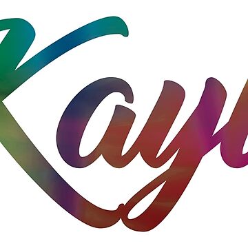 "Kayla" Sticker for Sale by xRadicalRainbow | Redbubble