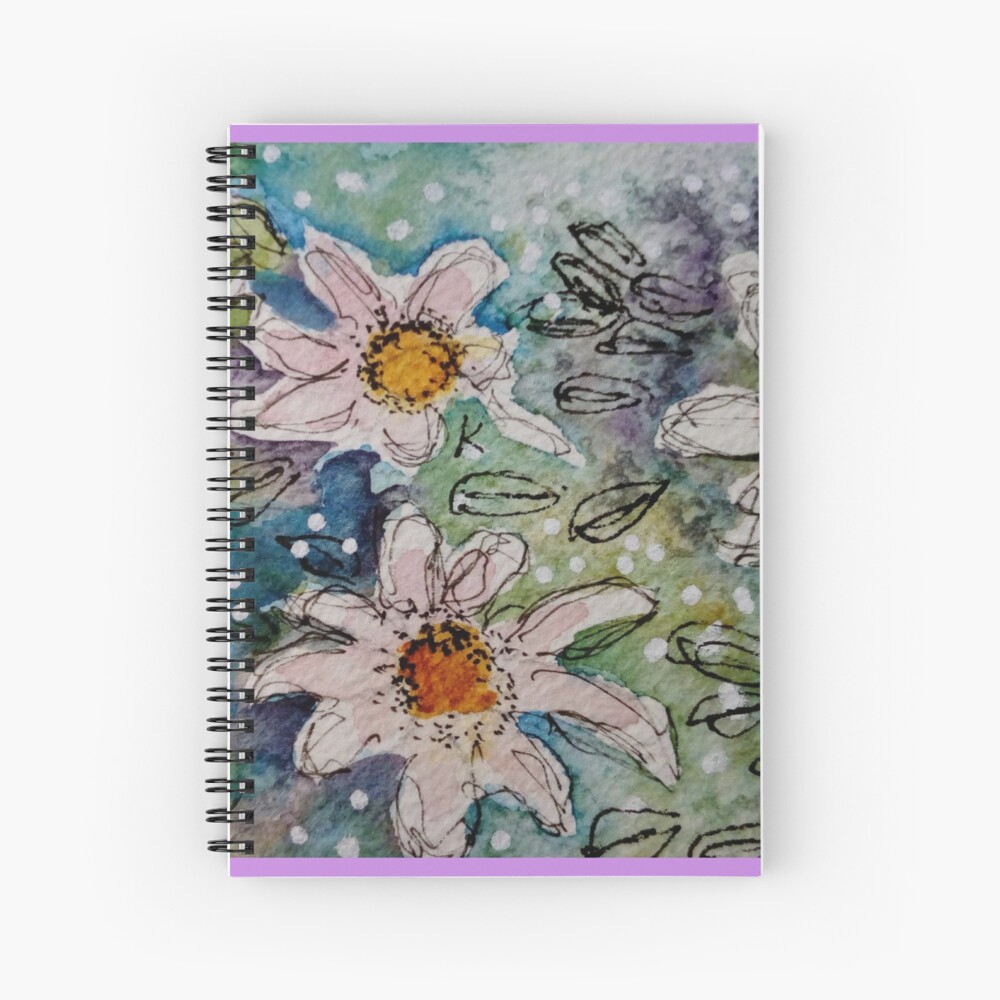 "Pretty in Pink K" Spiral Notebook for Sale by kaleidimo | Redbubble