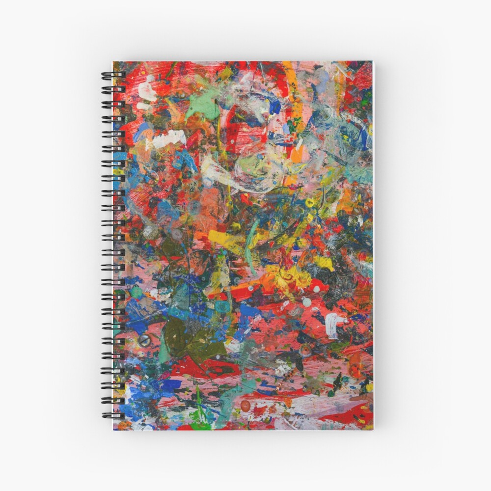 "Abstract color splash" Spiral Notebook for Sale by avit1 | Redbubble