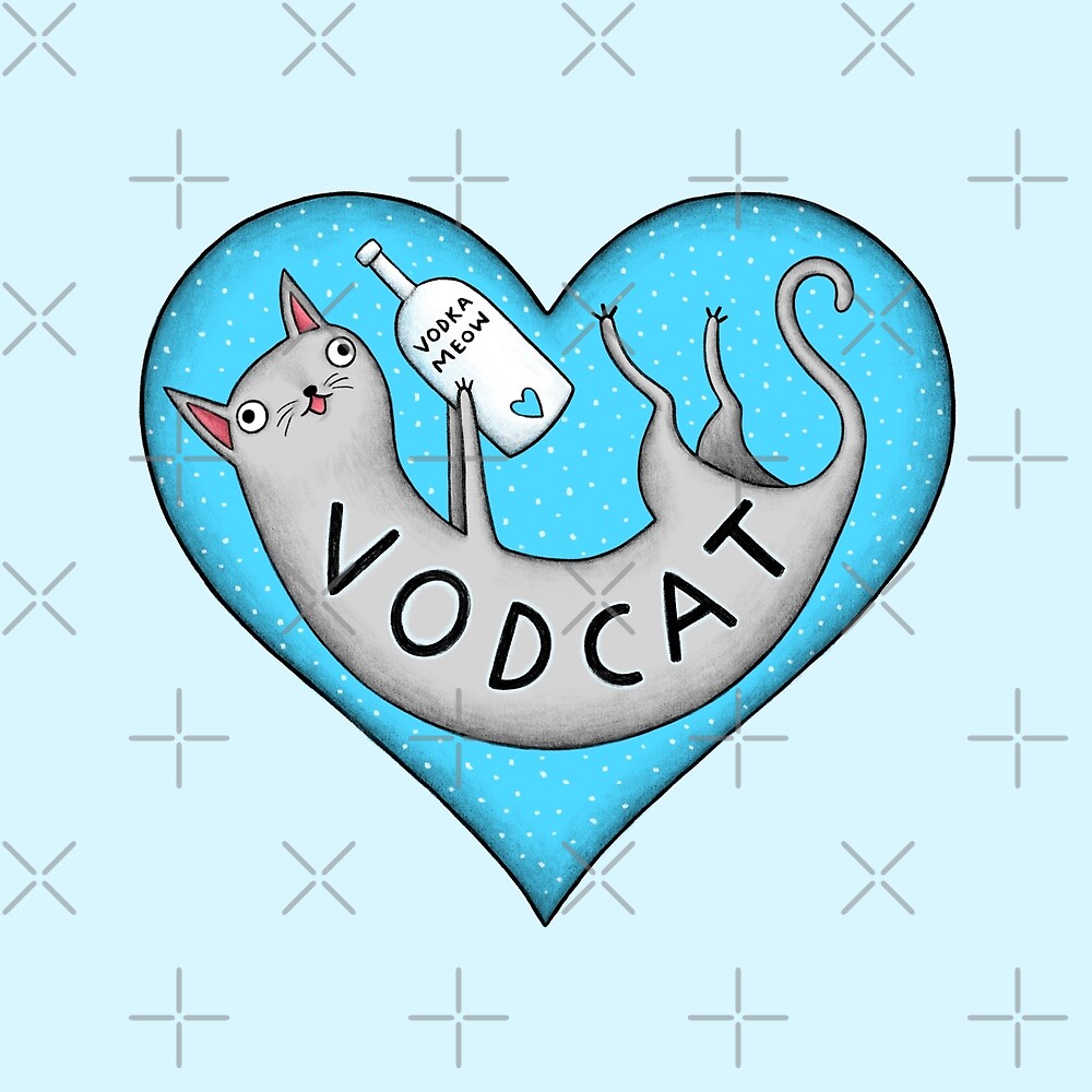 "Vodcat" by Sophie Corrigan | Redbubble