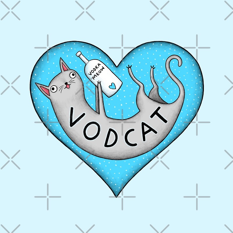 "Vodcat" by Sophie Corrigan | Redbubble