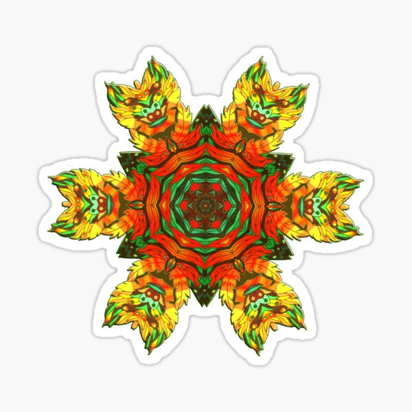 "FIRE 1" Sticker for Sale by SedisArt | Redbubble