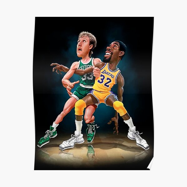 "MAGIC VS BIRD" Poster by markucho88 | Redbubble