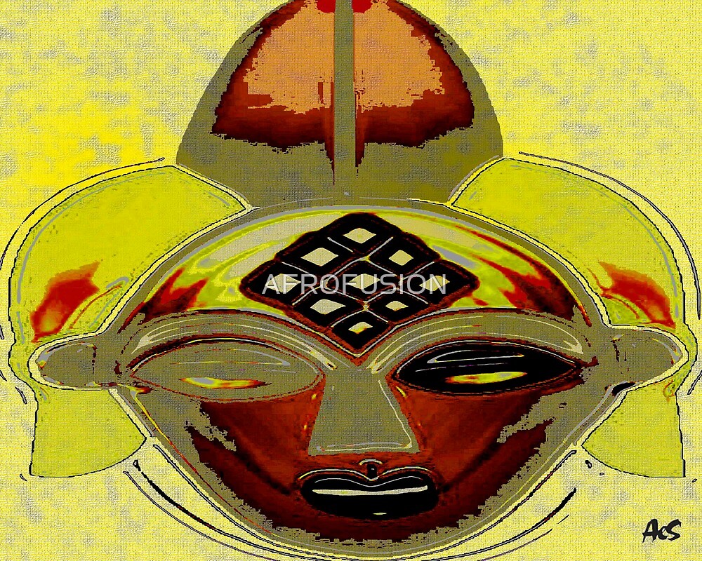 "YORUBA MASK" by AFROFUSION | Redbubble