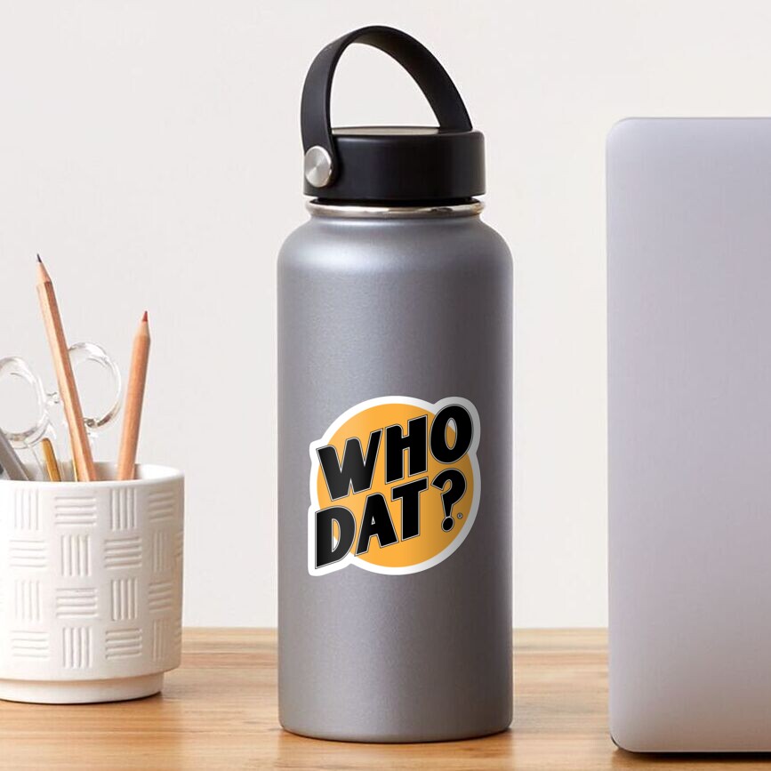 "Who Dat? 1983" Sticker for Sale by WhoDat | Redbubble
