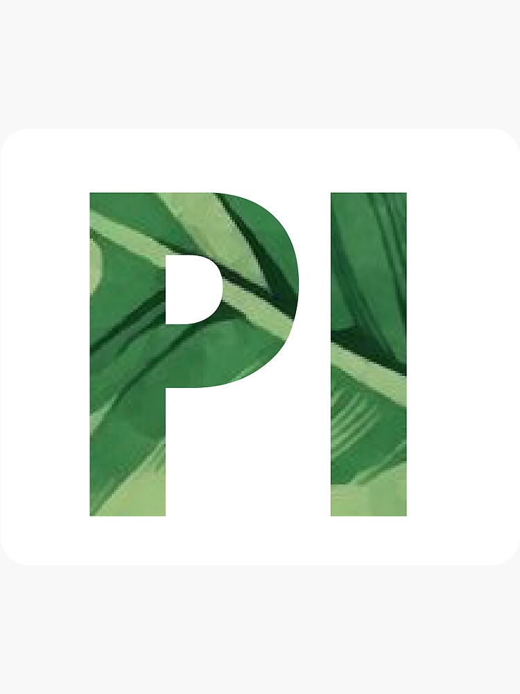"Pi Leaves Sorority Greek Letter" Sticker for Sale by lissullivan ...