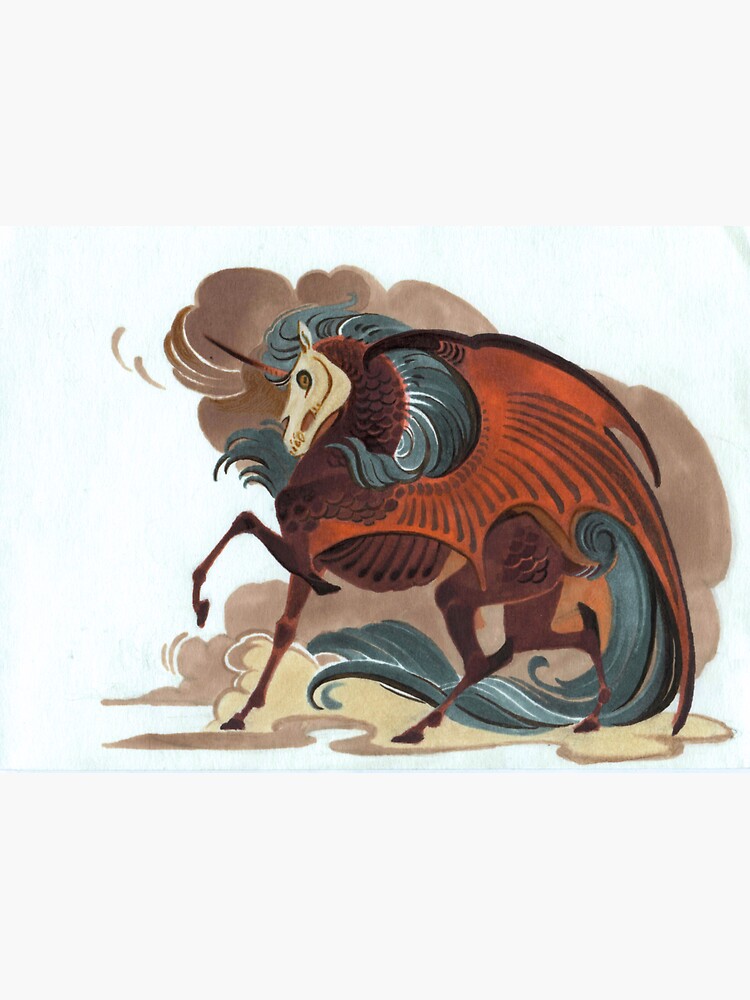 "Red Horse" Sticker for Sale by Unita-N | Redbubble