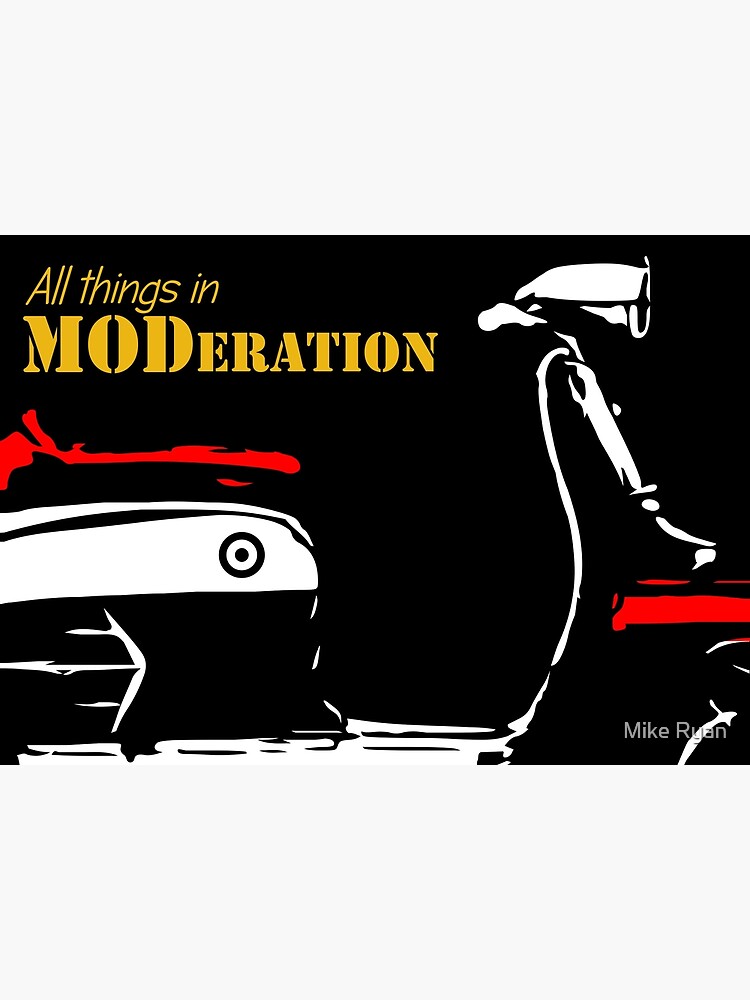 "Retro Mod Scooter design" Art Print for Sale by 7athena | Redbubble