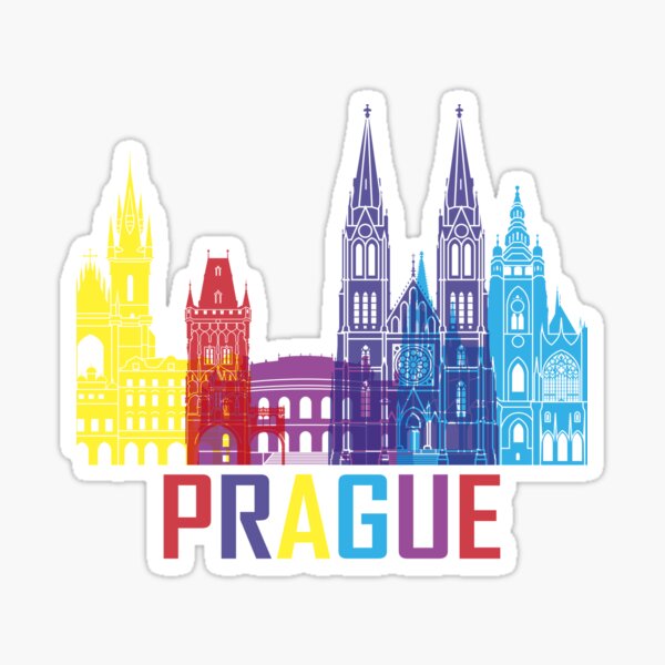 Prague Stickers | Redbubble