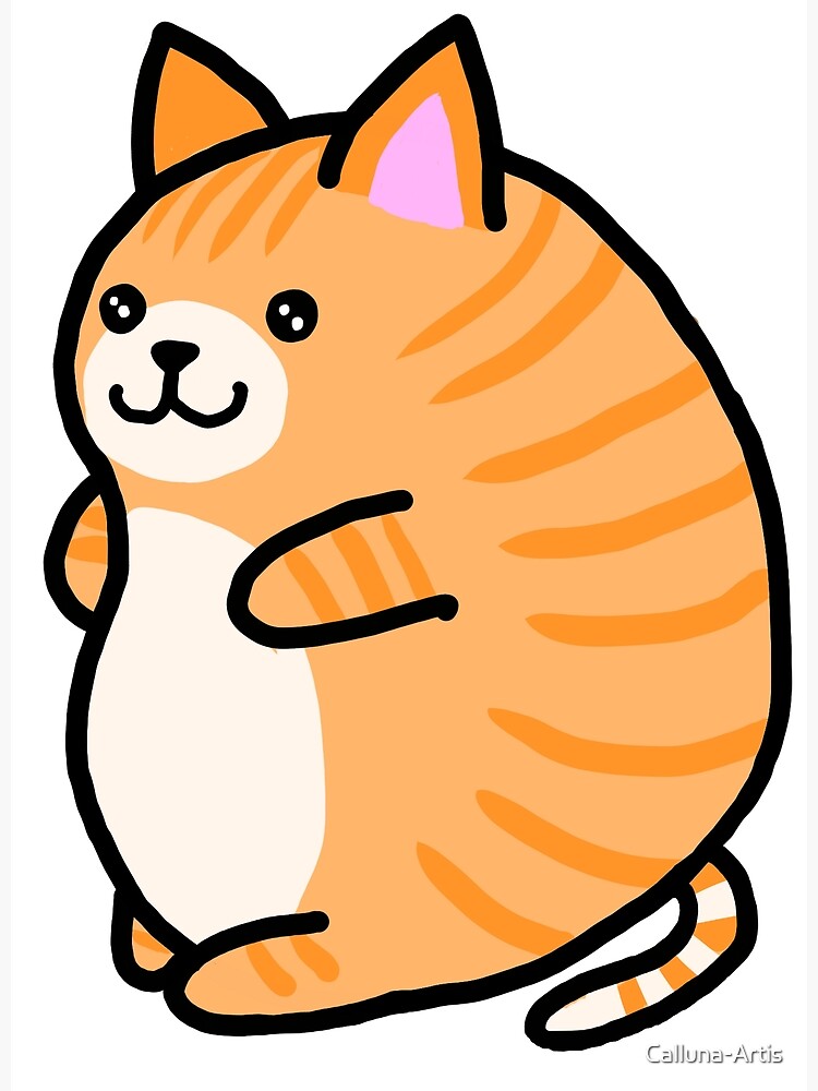 Póster «Gohan the Orange Tabby Cat» de Calluna-Artis | Redbubble