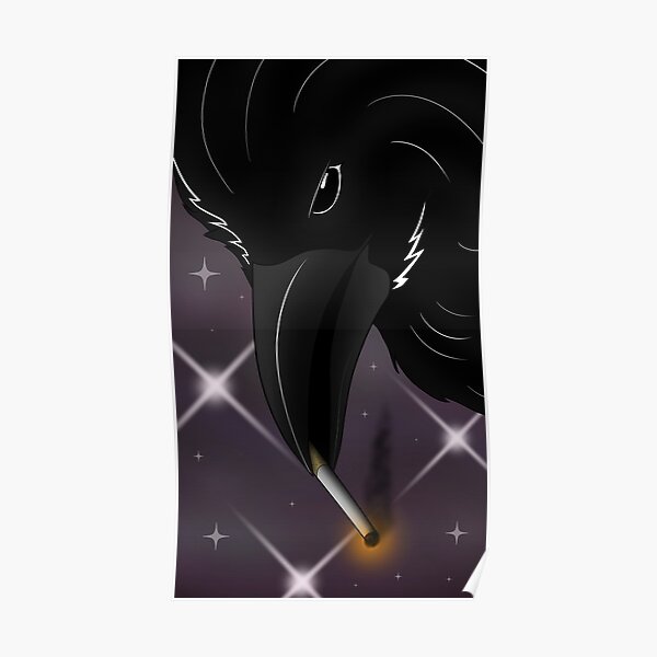 "Raven In Space" Poster by DantesToons | Redbubble